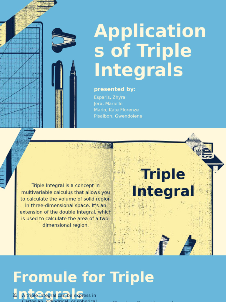 Applications of Triple Integrals | PDF