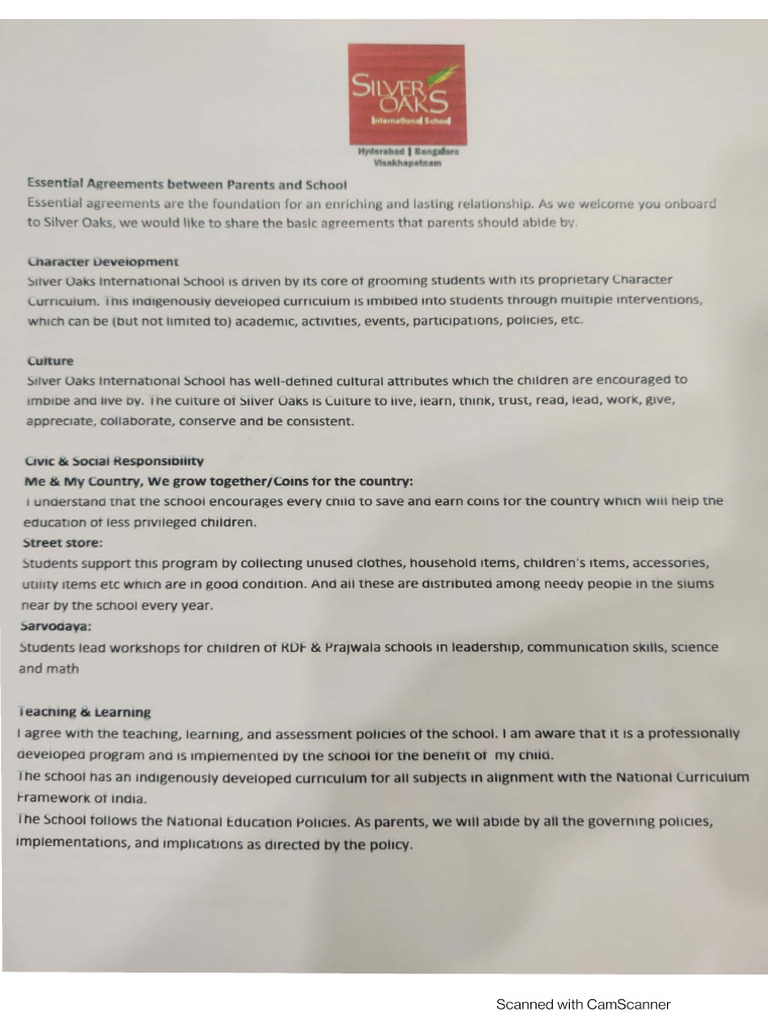 Kushal Chaitanya Essential Agreement | PDF