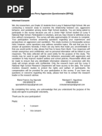 BP Aq | PDF | Aggression | Anger