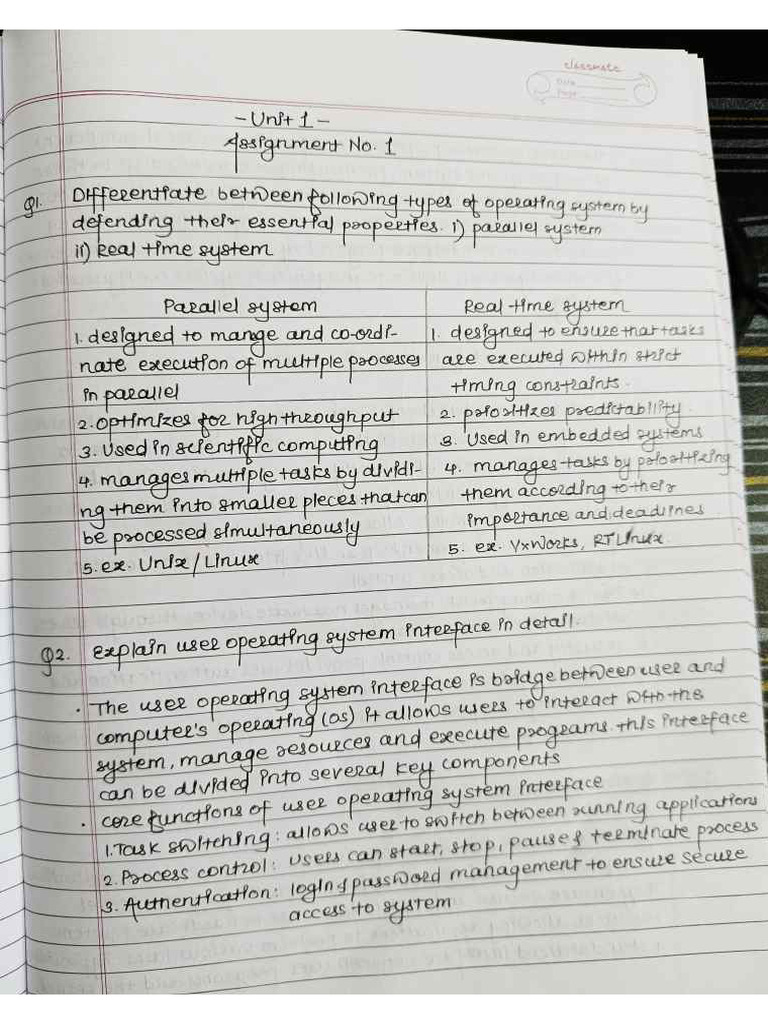 os assignment 1 | PDF