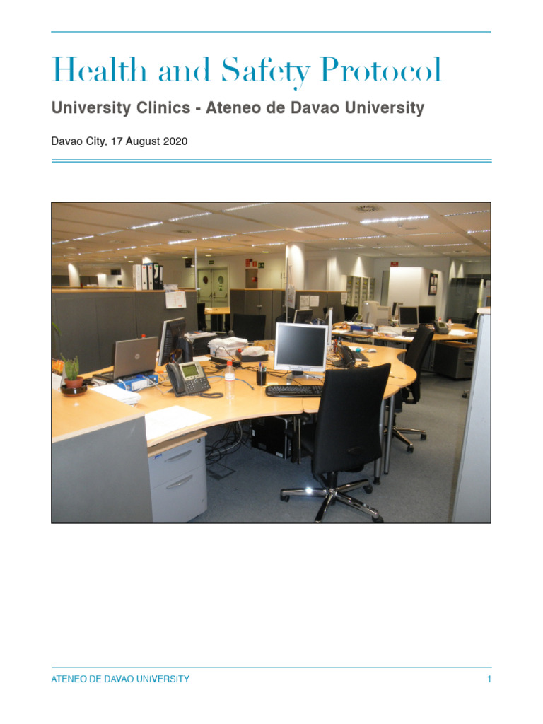 University Health and Safety Protocol COVID19 | PDF