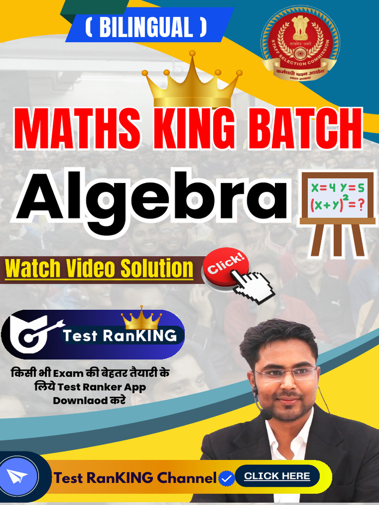 Complete Algebra Maths King Batch by Gagan Pratap Sir | PDF ...