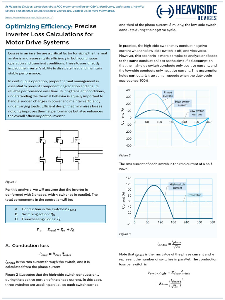Precise Inverter Loss Calculations For Motor Drive Systems | PDF ...