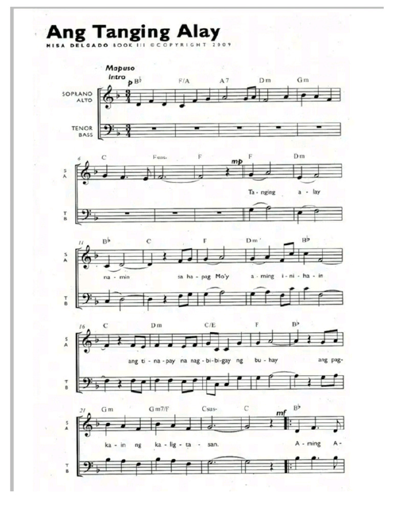 Ang Tanging Alay | PDF