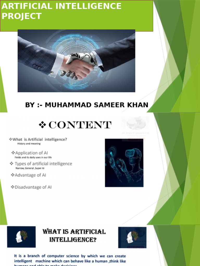 AI Project by Muhammad Sameer Khan | PDF