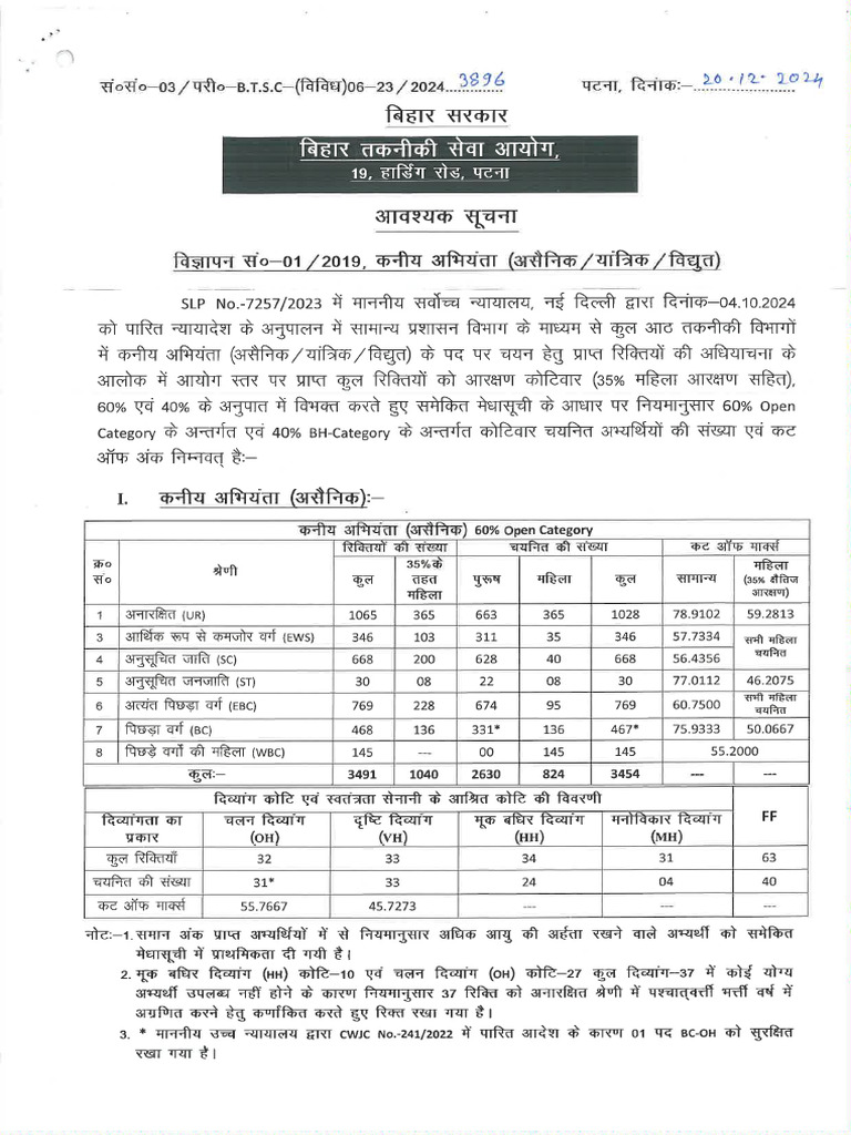 Mechanical BTSC | PDF