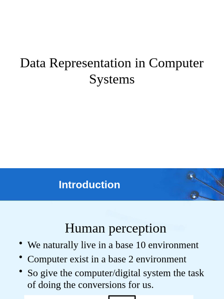 Data Representation in Computer Systems | PDF | Division (Mathematics ...