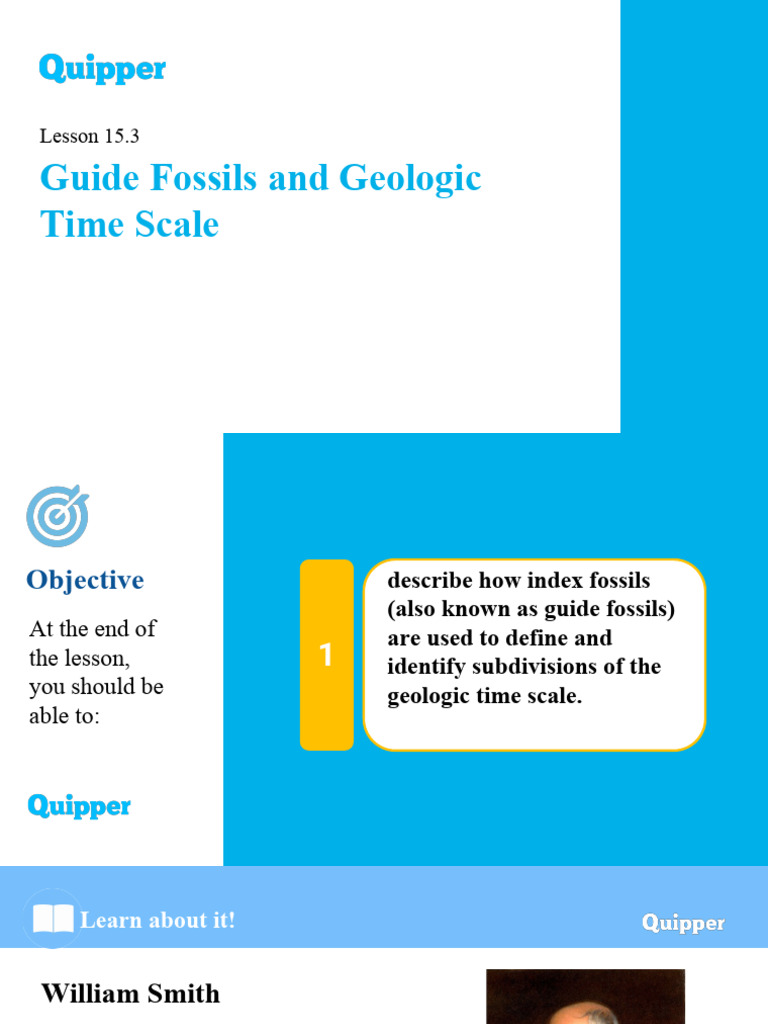 Earth Science SHS 15.3 Guide Fossils and Geologic Time Scale | PDF ...