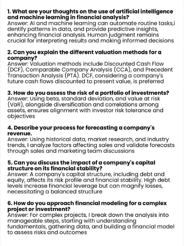 Financial Analyst Cheat Sheet | PDF | Discounted Cash Flow | Risk