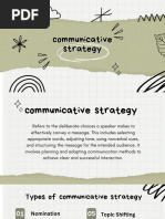 Oral Communication - Communicative Strategies | PDF | Career & Growth