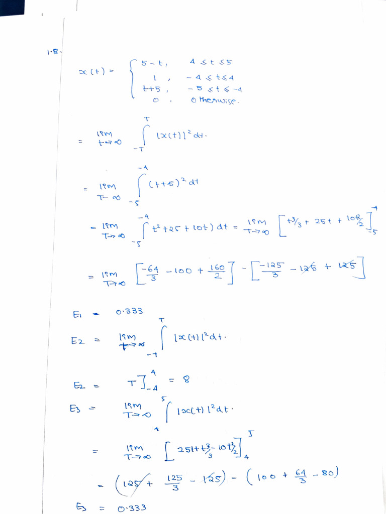 Signals and Syst Assignment 1 | PDF