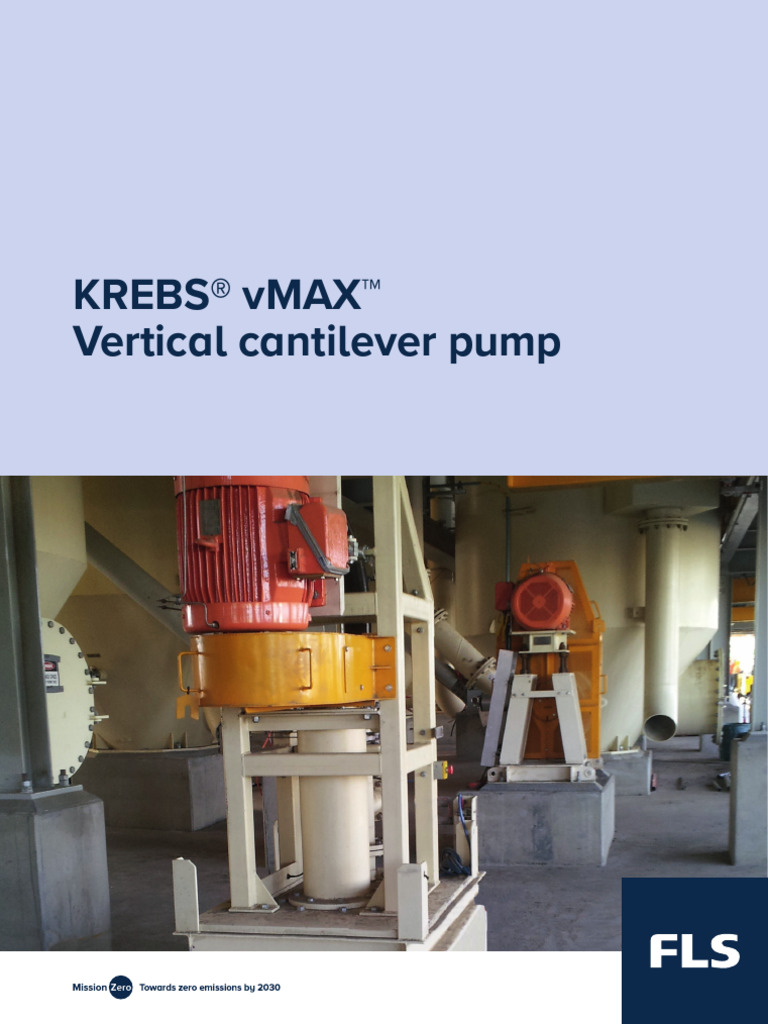 KREBS_vMAX_VerticalSumpPump_Brochure_EN | PDF | Pump | Bearing (Mechanical)