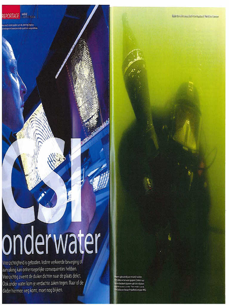Duiken 20130805 Csi Onder Water - tcm35 31056 | PDF