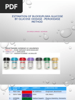 Blood Sugar Estimation via GOD-POD Method | PDF | Glucose | Hydrogen ...
