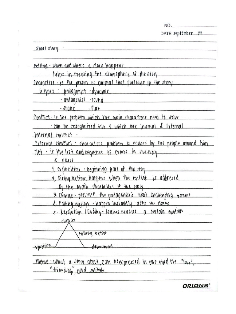 short story (grade 10) | PDF