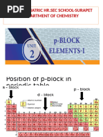 Complete P Block Elements JEE | PDF