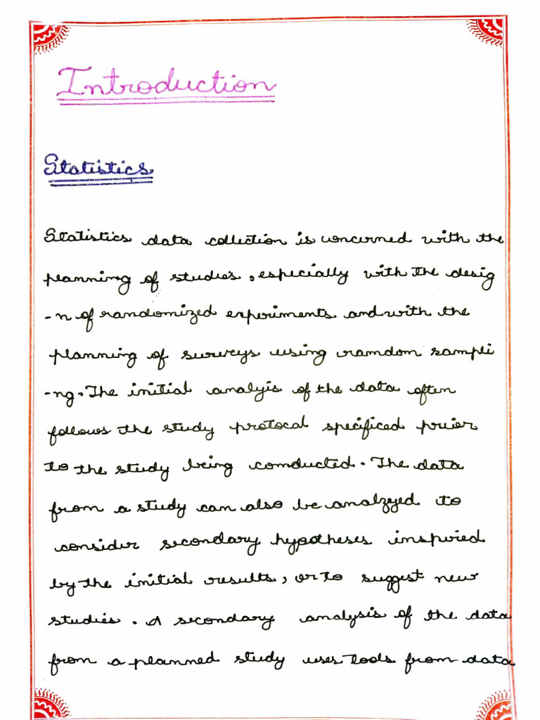 Mathematics Project Fait 1 | PDF