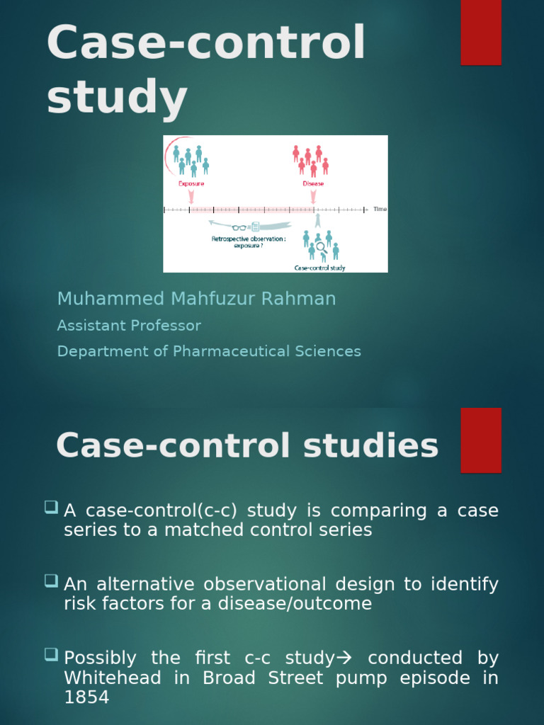 Case Control+Studies | PDF | Representativeness Heuristic | Cancer