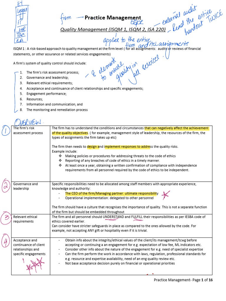 Combined Practice Management | PDF | Audit | Auditor's Report