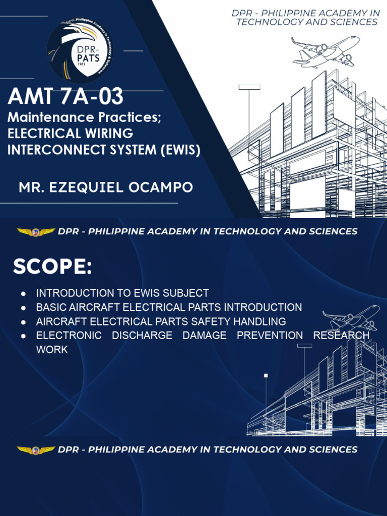 Aircraft EWIS Maintenance Practices | PDF | Electrical Wiring ...