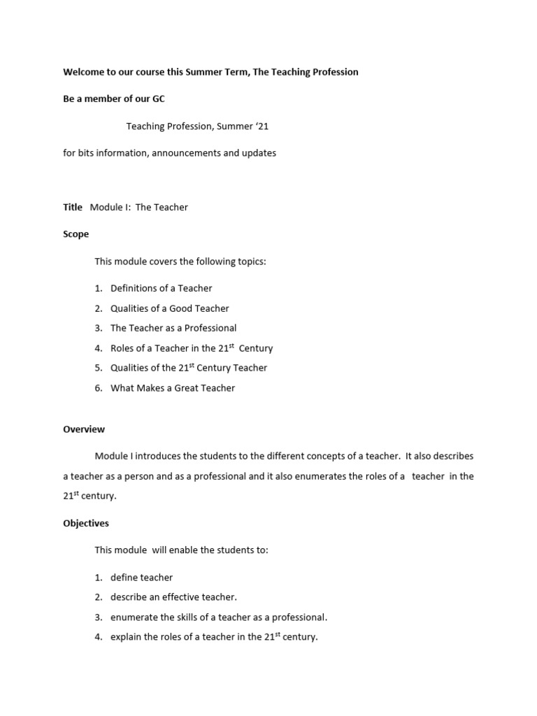 Lesson1 What does a teacher mean | PDF | Teachers | Learning