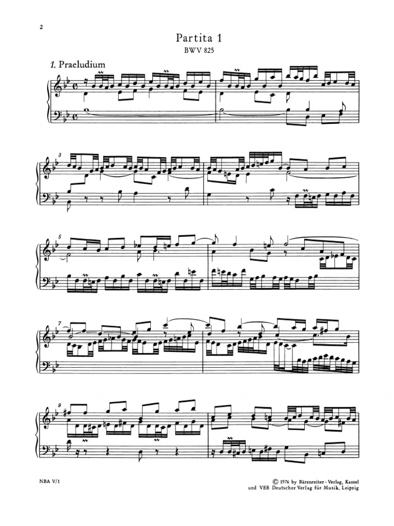 Partita Bach | PDF