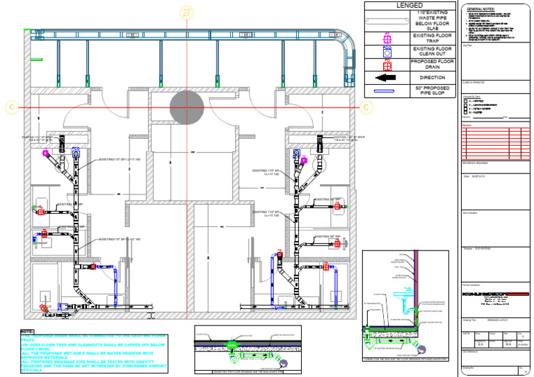 RLD-XXXXX-PL-00001-01 Drainage Layout | PDF | Architectural Elements ...