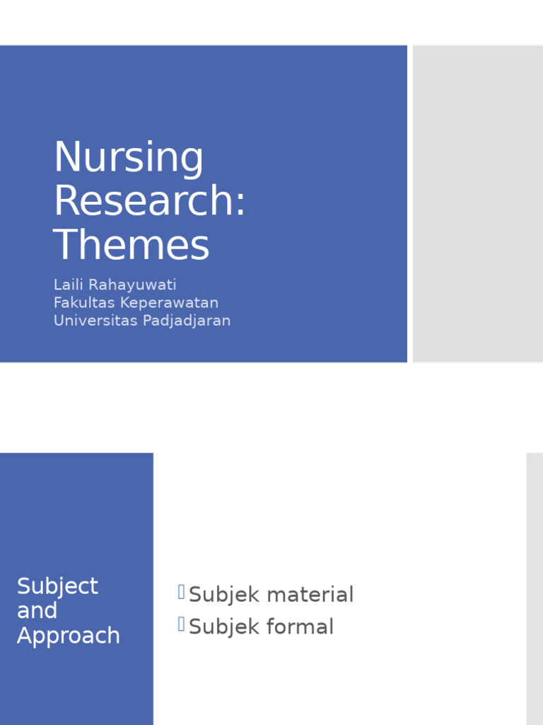 2. Themes_Approach_Nursing | PDF