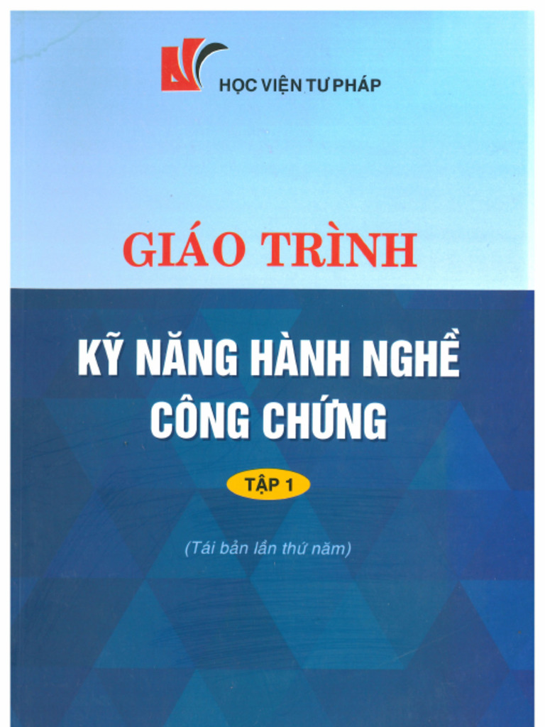 1. Giao Trinh CC_HVTP_2023_Tap 1 | PDF