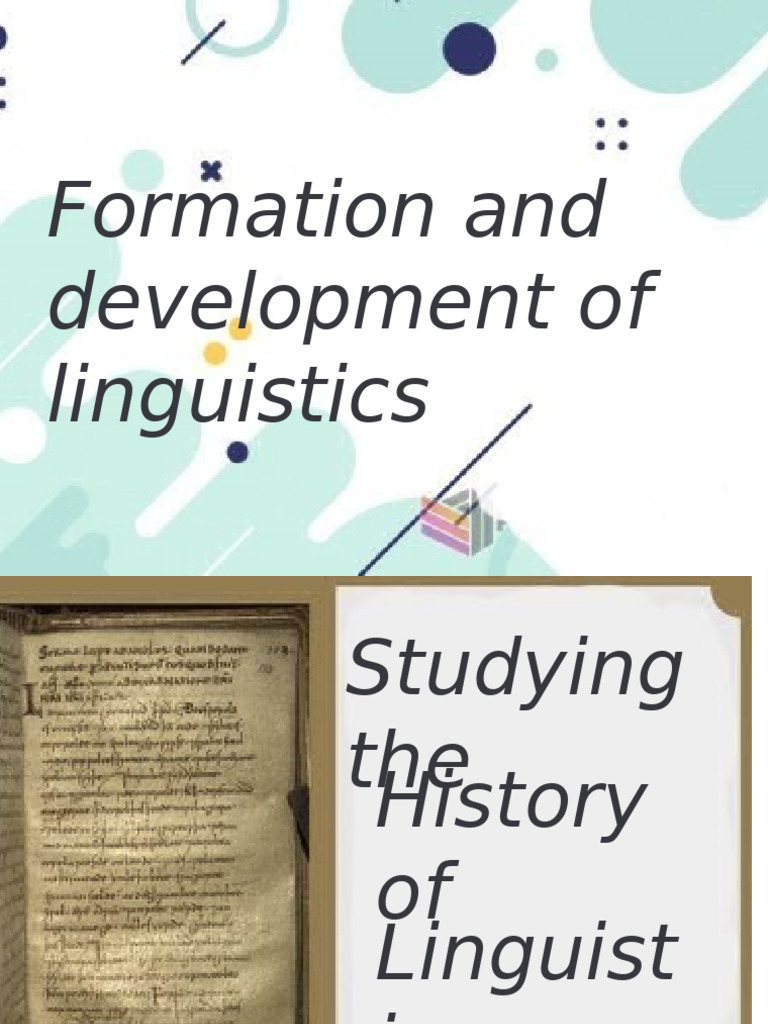 Linguistics. Formation and Development | PDF