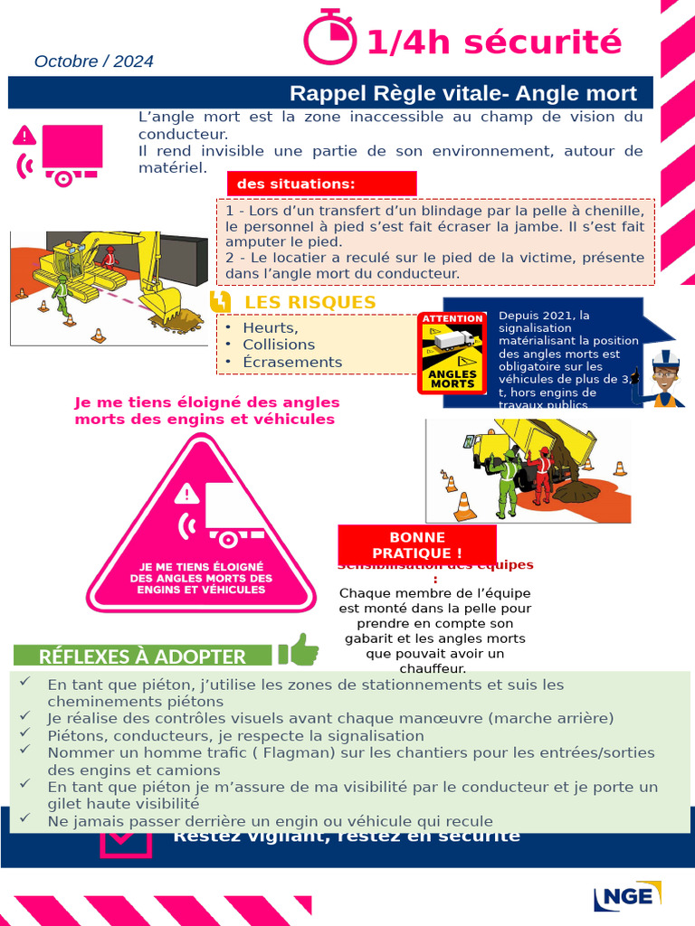 Vigilance face aux angles morts véhicules | PDF | Transport | Véhicules