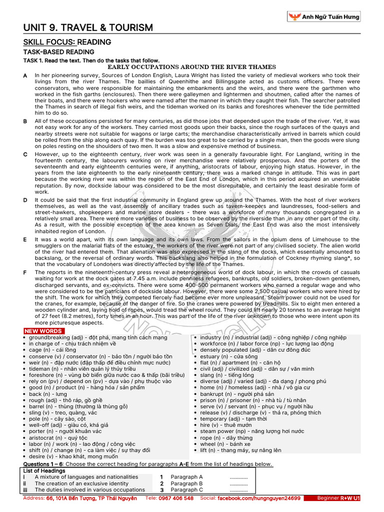 [B1+] U9 R+W Revised | PDF | Tourism | Machu Picchu