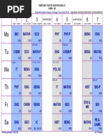 Next Toppers Class 9 Timetable | PDF