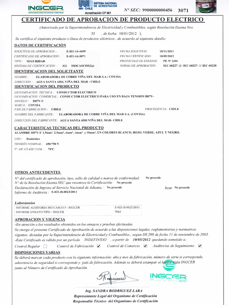 Certificado Super Nya | PDF