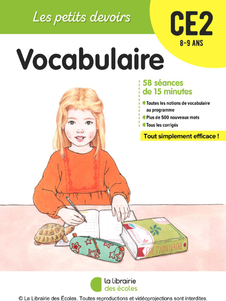 Vocabulaire CE2 Petits Devoirs (Elisabeth Spiering) (Z-lib.org) | PDF