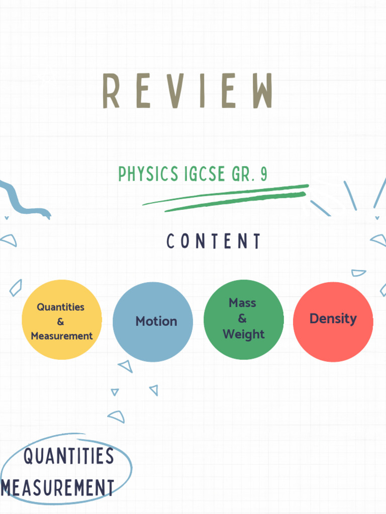 Review: Physics Igcse Gr. 9 | PDF