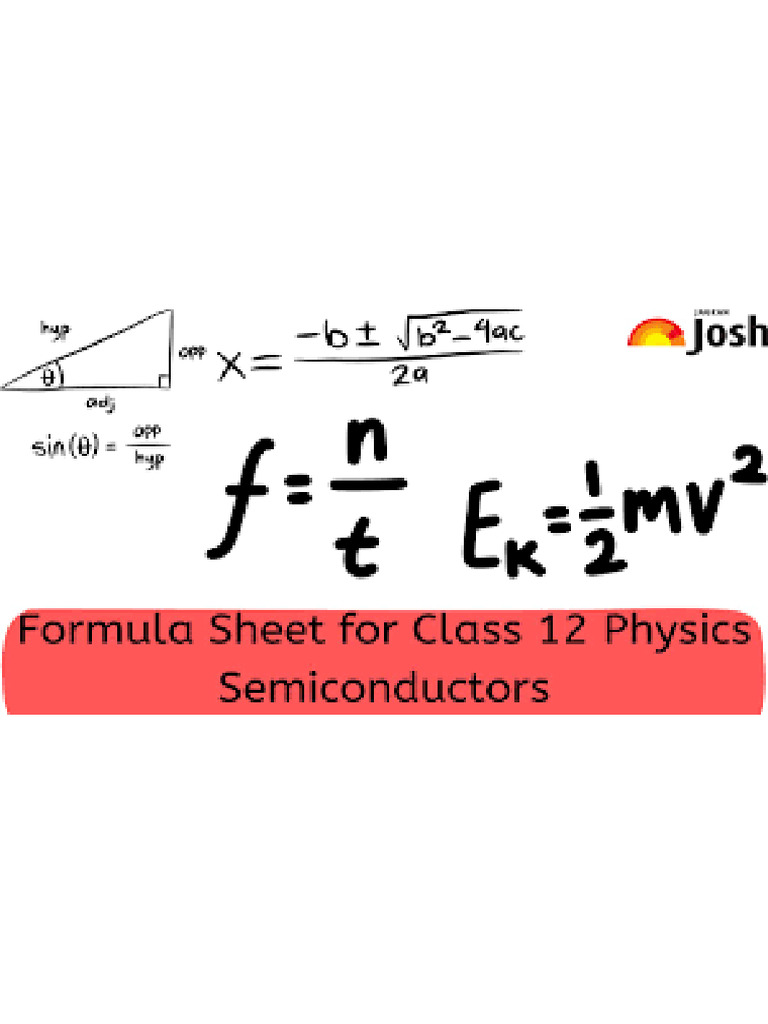 semiconductor formula | PDF