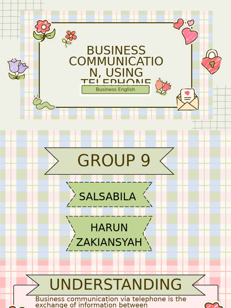 Business Communication Using Telephone, Group 9 | PDF | Communication ...