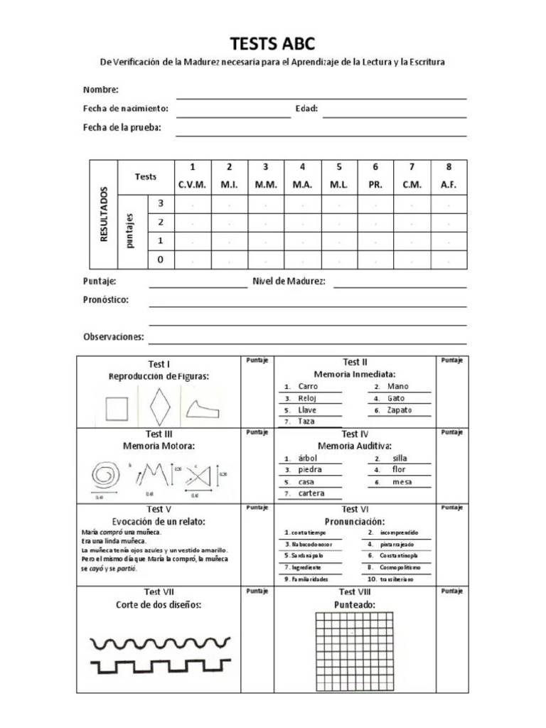 5 - Test Abc (Protocolo) | PDF