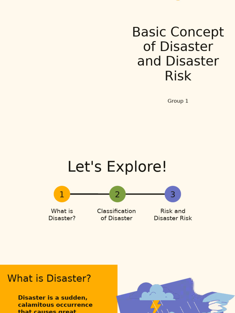 Basic Concept of Disaster and Disaster Risk - 20241209 - 201001 - 0000 ...