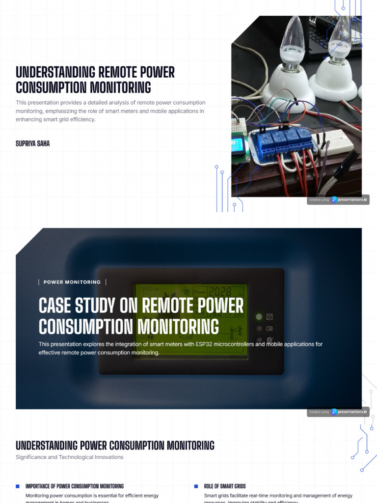 Comprehensive Analysis of Remote Power Consumption Monitoring | PDF