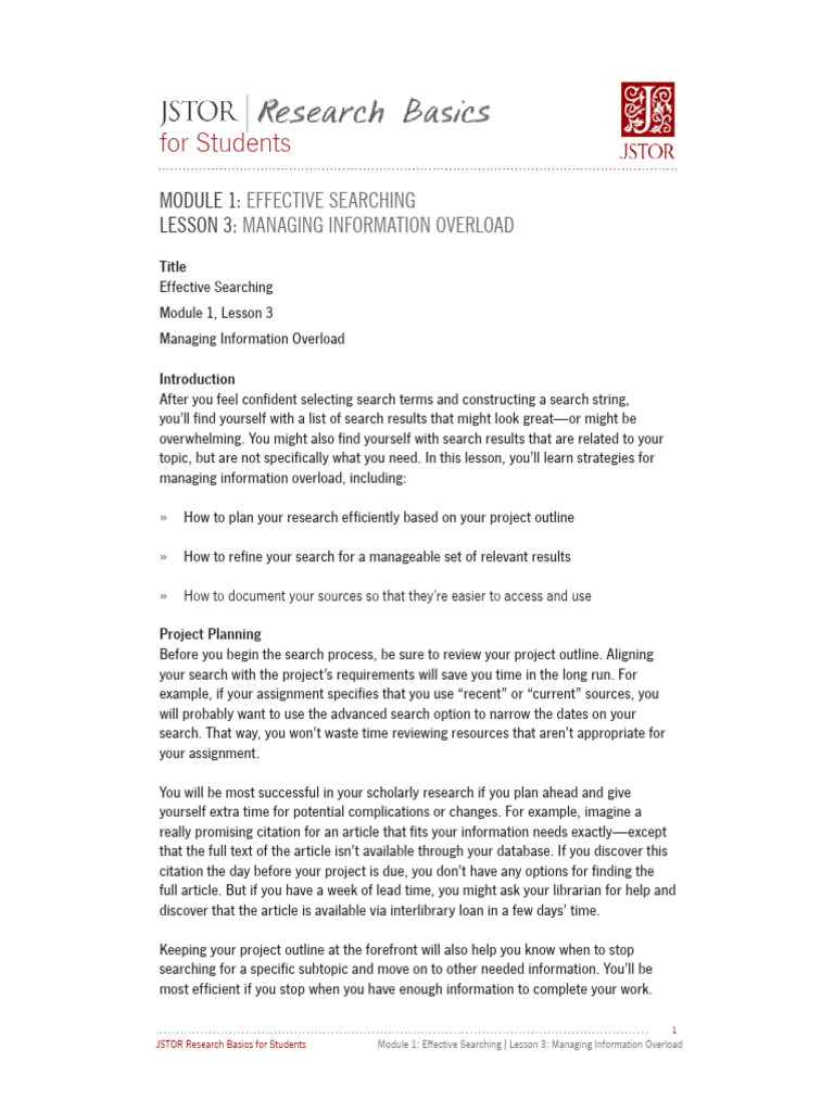 Research_Basics_Mod1_Lesson3_script | PDF | Libraries | Databases