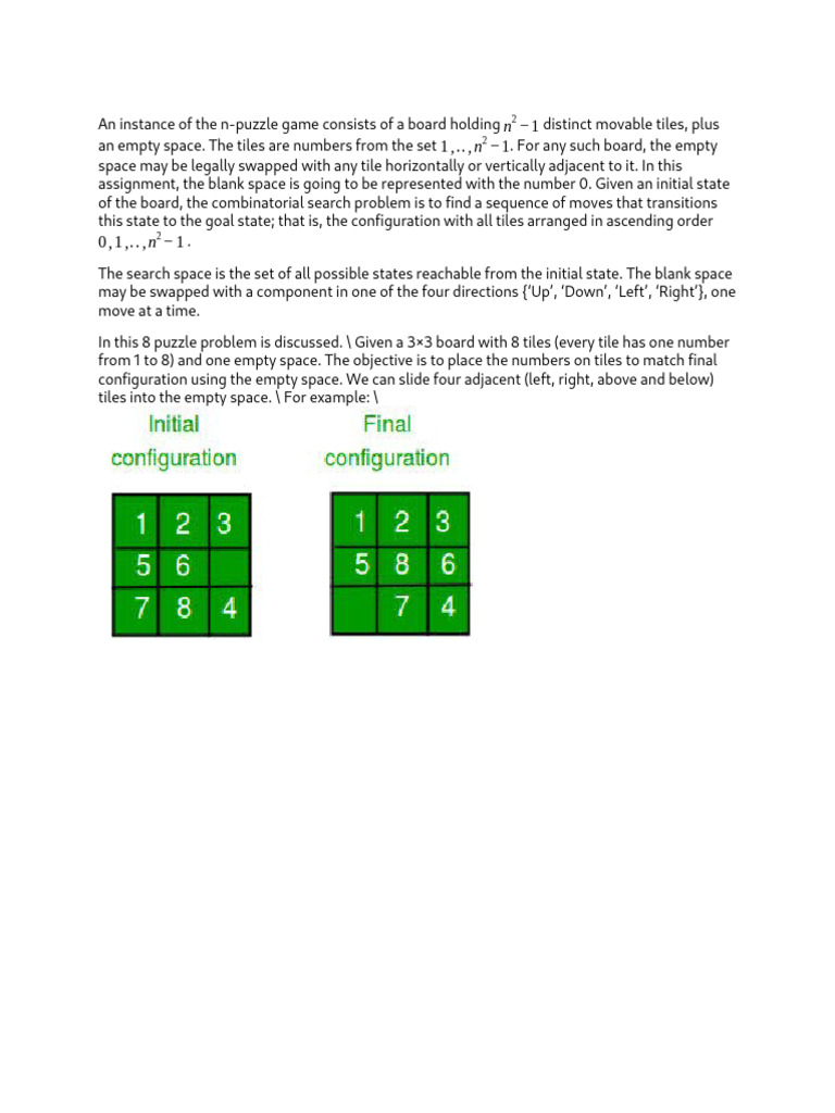 Lab2 8 Puzzle Single Player Game (BFS) | PDF | Computer Programming ...