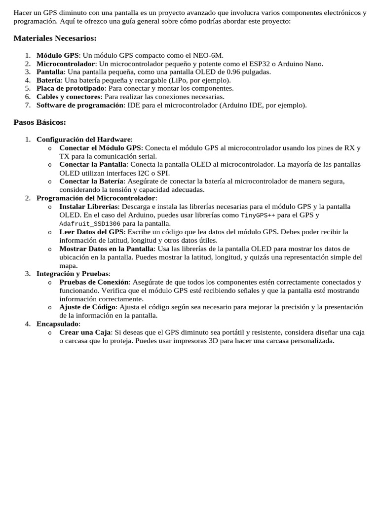 Proyecto 1 | PDF | Arduino | Microcontrolador