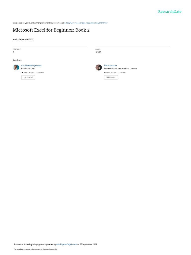 Microsoft Excel 2 ENGLISHSAMPLE | PDF | Microsoft Excel | Software