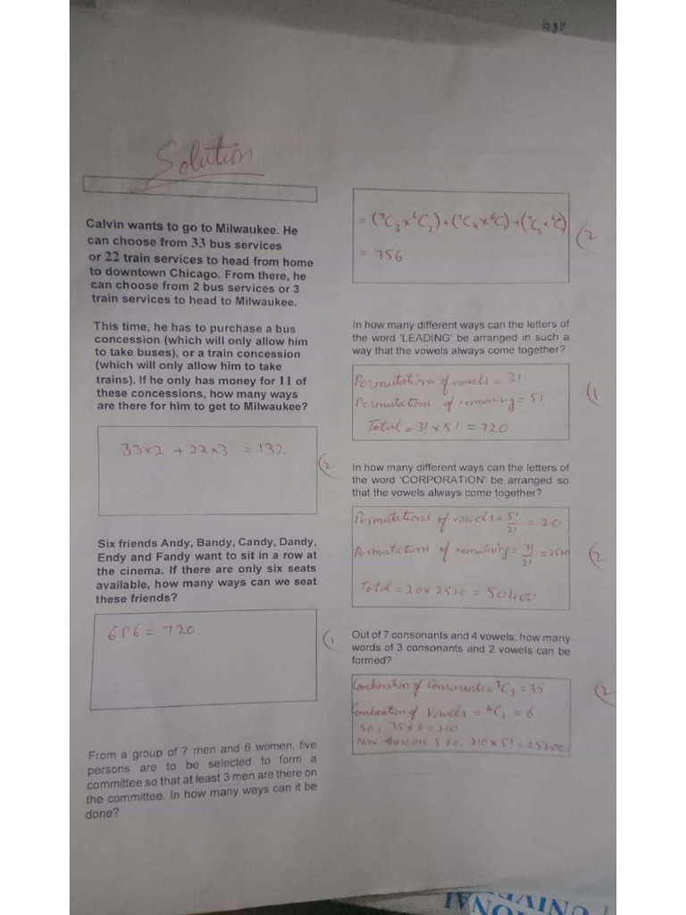 Solution Quiz 3 | PDF