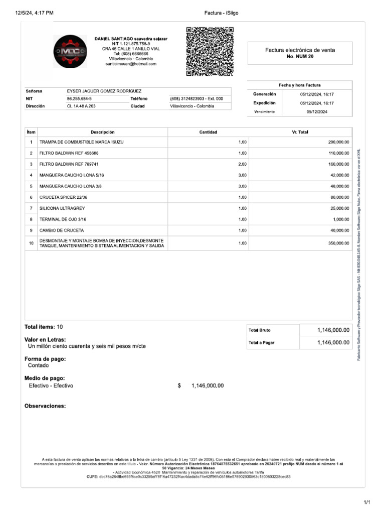 Jaguer Bomba 190 | PDF