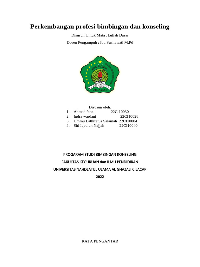 Dasar Dasar BK 2 | PDF