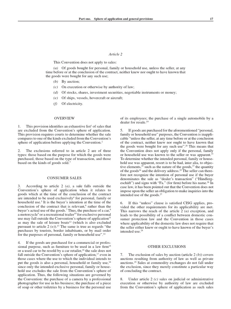 2016 Uncitral Cisg Digest Article 2 | PDF | Justice | Crime & Violence