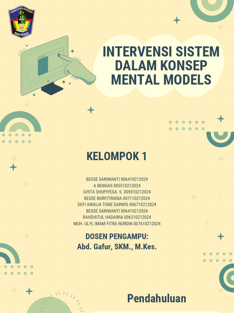 Interversi Sistem Konsep Models Kelp 1 | PDF